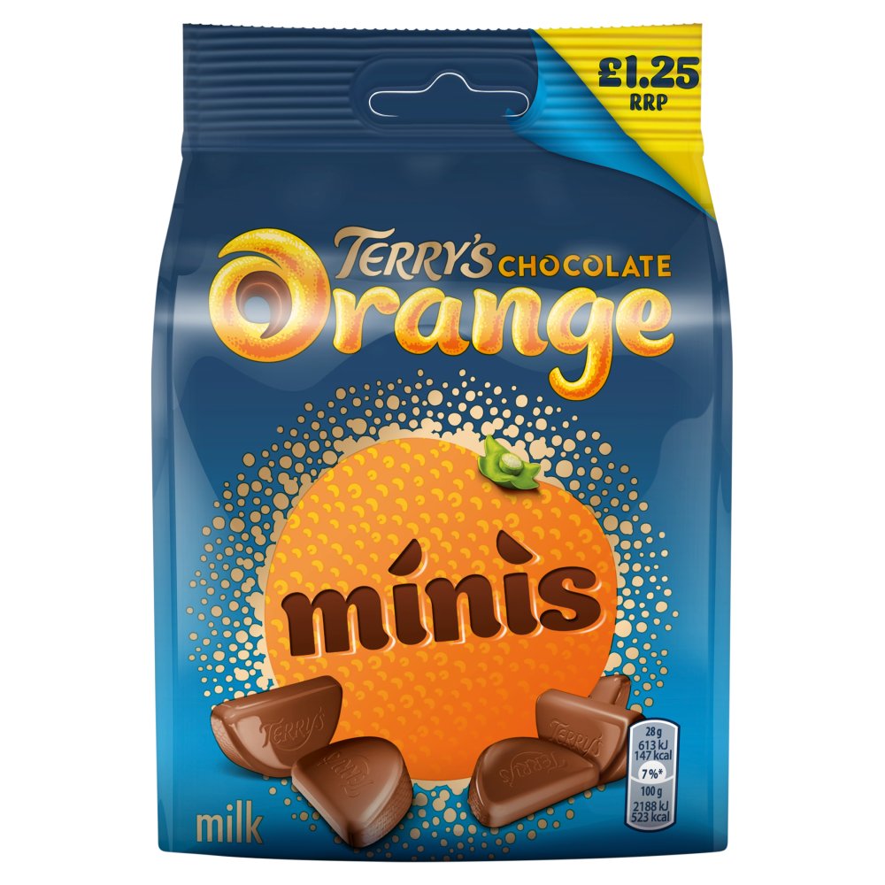 Terry's Chocolate Orange Minis Chocolate Bag, 95g (Box of 10 ...