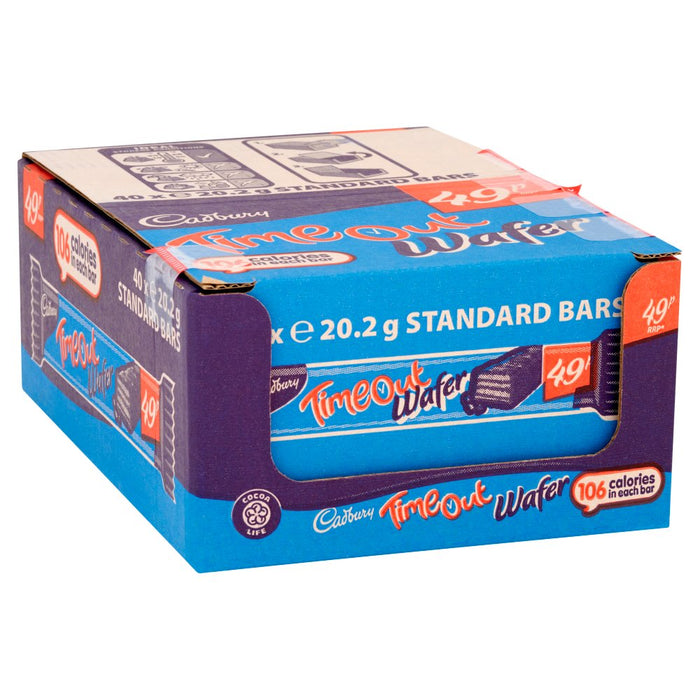 Cadbury Timeout Chocolate Bar 21.2g (Case of 40) — BritishGram.com