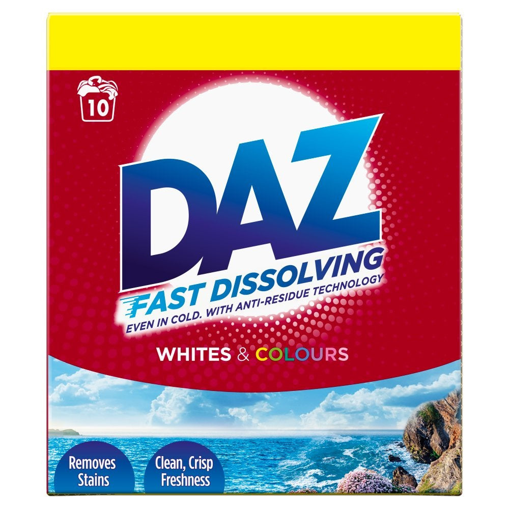 Daz Washing Powder Whites & Colours 10 Washes PMP (Case of 6 ...