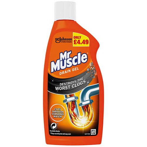 Mr Muscle Drain Gel 500ml (Case of 6) — BritishGram.com