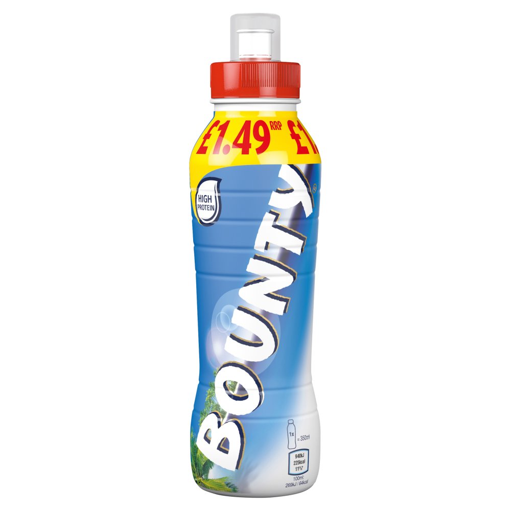 Bounty Coconut and Chocolate Milkshake Drink 350ml (Case of 8 ...