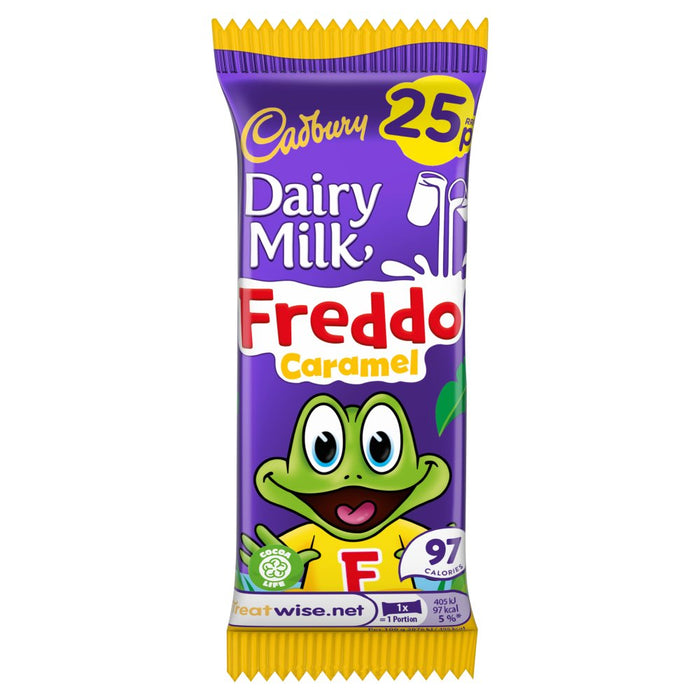 Cadbury Dairy Milk Freddo Caramel Chocolate Bar PMP 19.5g (Case of 60 ...