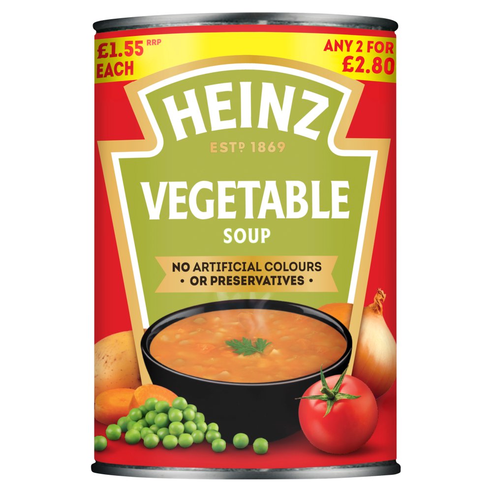 Heinz Vegetable Soup 400g (Case of 12) — BritishGram.com